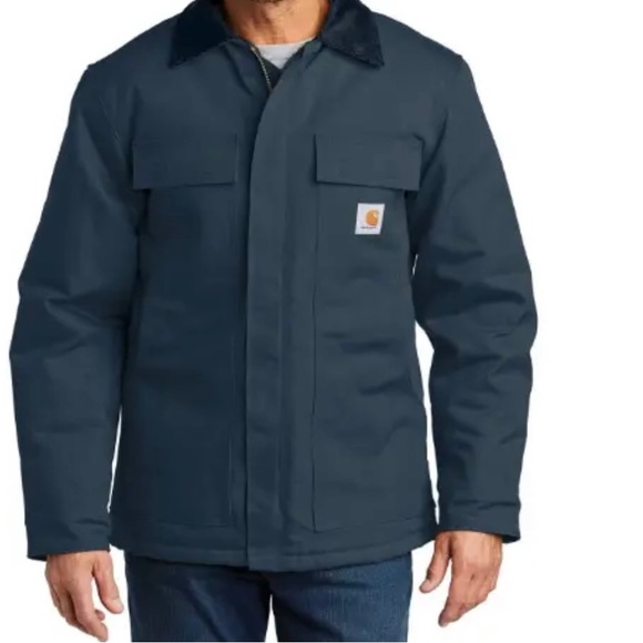 Carhartt | Jackets & Coats | Carhartt Mens Navy 2xl Duck Canvas Arctic ...